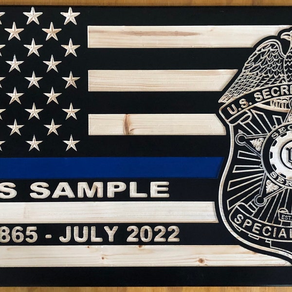 Us Secret Service Badge - Etsy