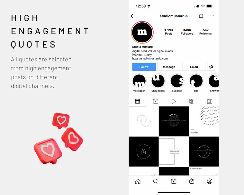 100 Instagram Quote Templates Canva Pack Instagram Quotes - Etsy