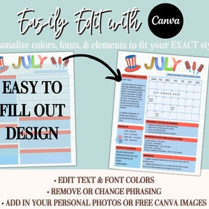 12 Month Newsletter Template, Editable School Newsletter, Monthly ...