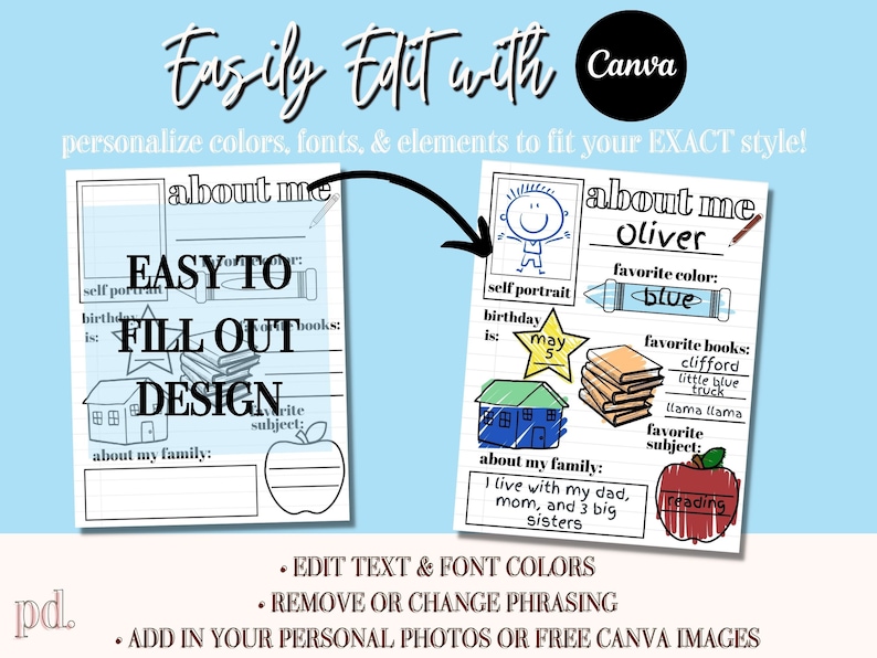 Meet the Student Editable Template, Back to School Welcome Letter ...