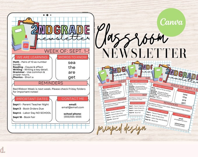 Back to School Letter, EDITABLE School Newsletter, Welcome Back to ...