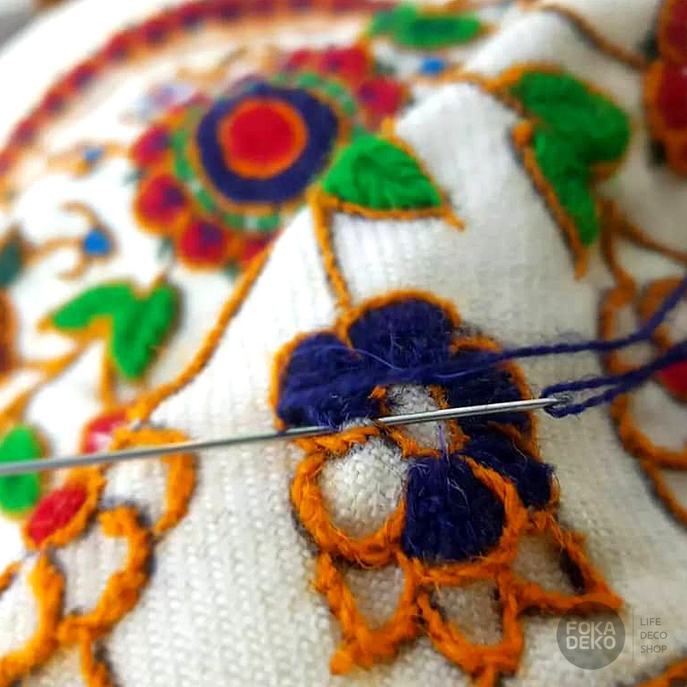 Virda Handmade Pateh-needlework Necklace FDH-0032 - Etsy