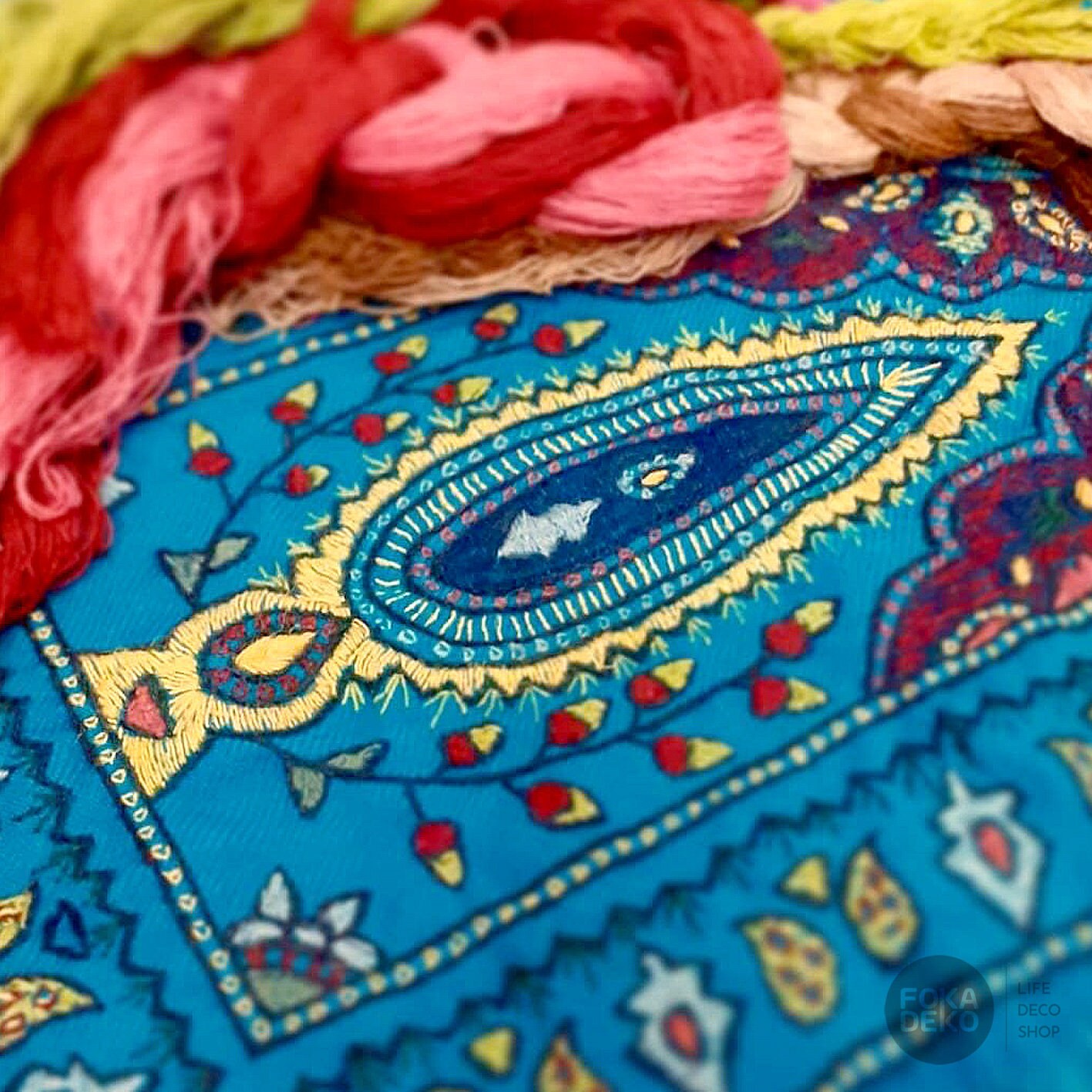 Virda Handmade Pateh-needlework Necklace FDH-0032 - Etsy