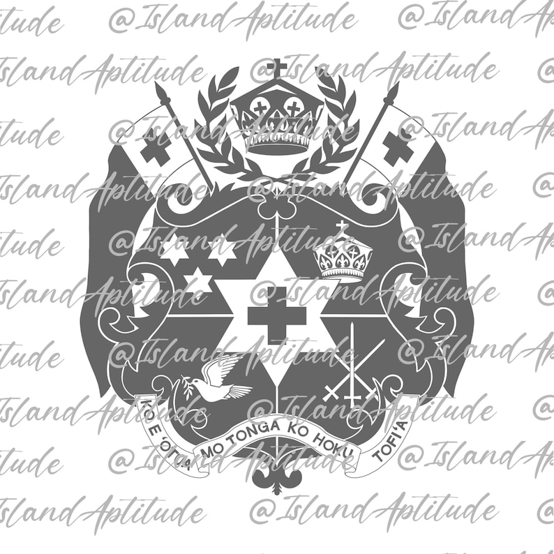 Tongan Emblem Png Jpeg Pdf - Etsy