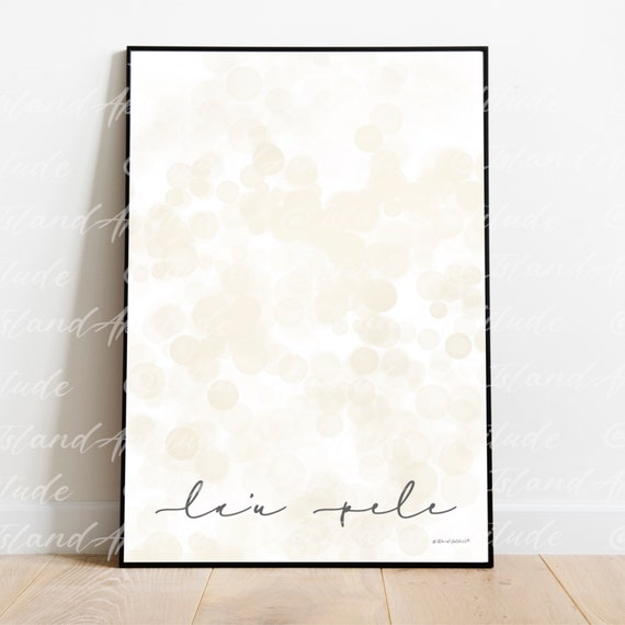 Lau Pele Nursery Digital Download Beige Samoan | Etsy