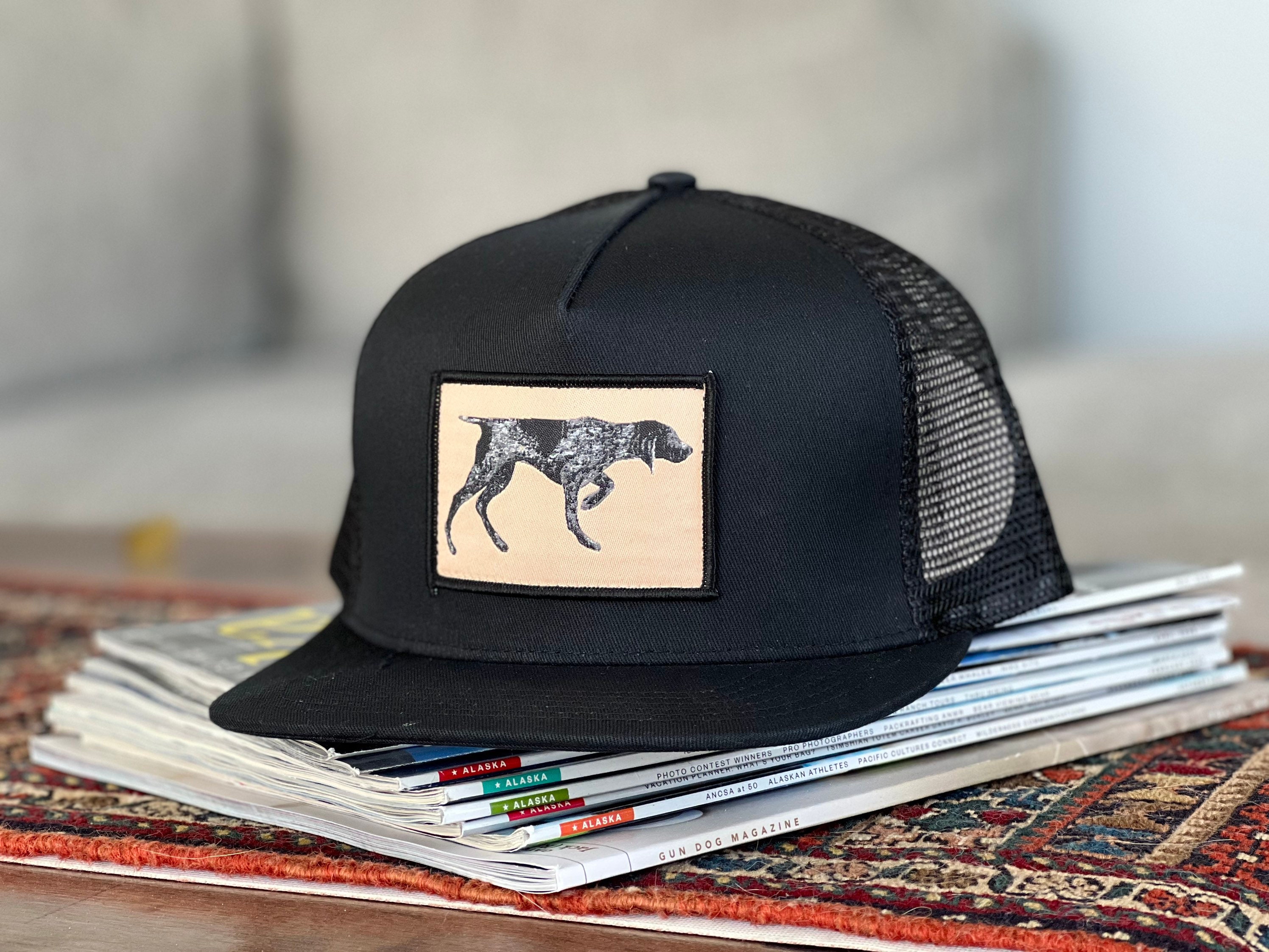 German Short-haired Pointer Trucker Baseball Cap Brim Original Artwork ...