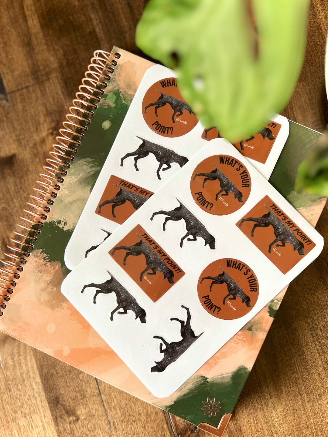 German Short Haired Pointer Sticker Pack - Original Artwork Sticker ...