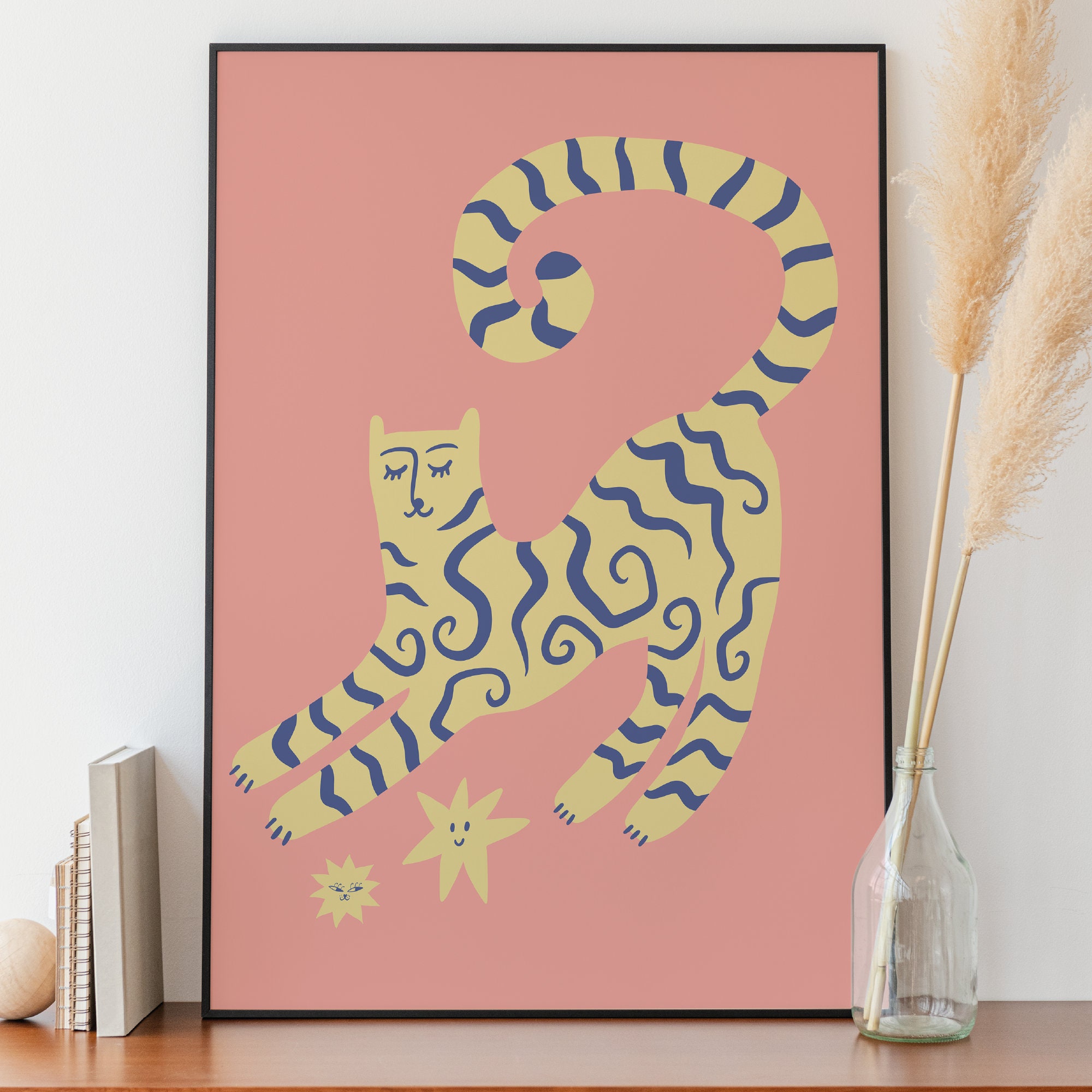 Retro Wall Decor, Digital Download Print, Wall Decor, Large Printable ...