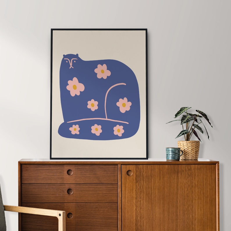 Retro Wall Decor, Digital Download Print, Wall Decor, Large Printable ...