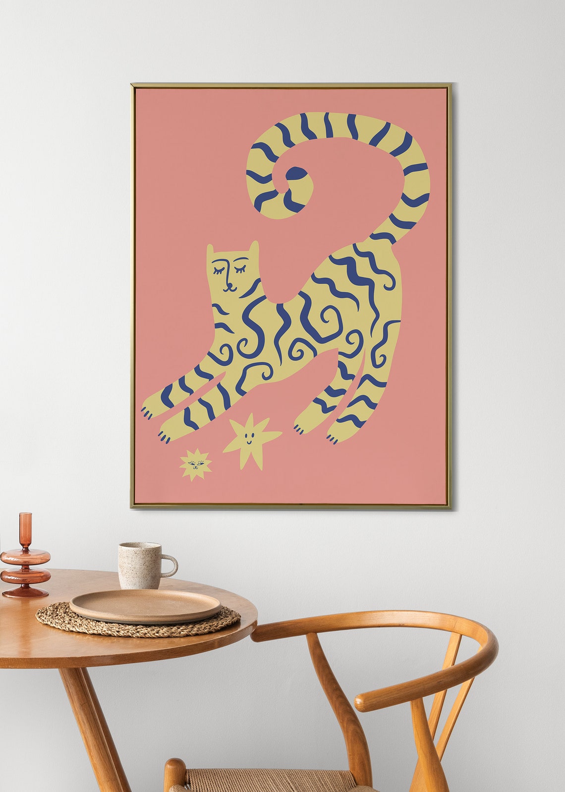 Retro Wall Decor, Digital Download Print, Wall Decor, Large Printable ...