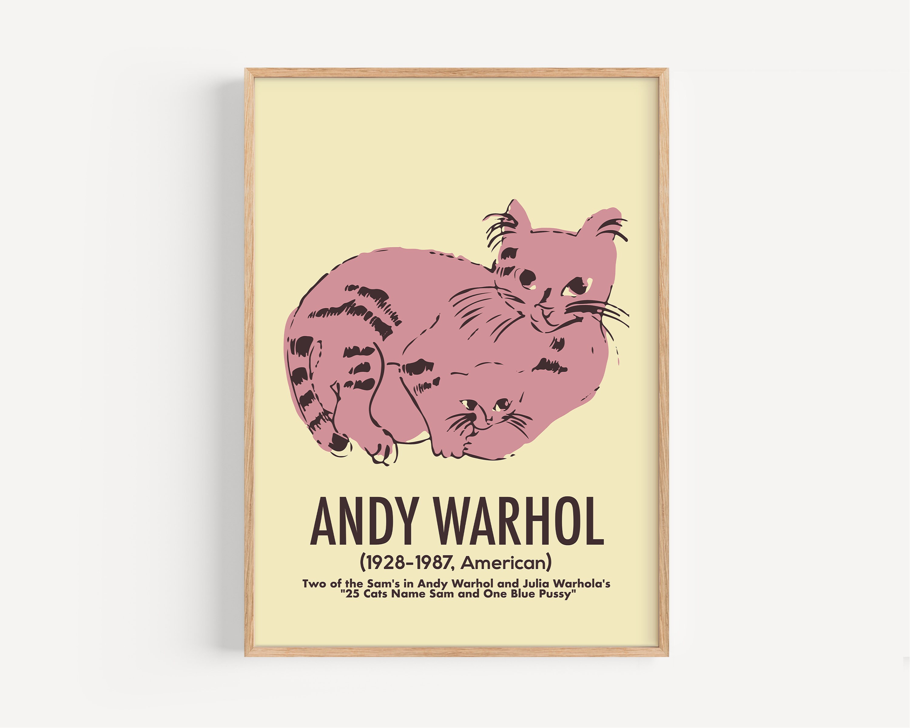 Andy Warhol Siamese Cat