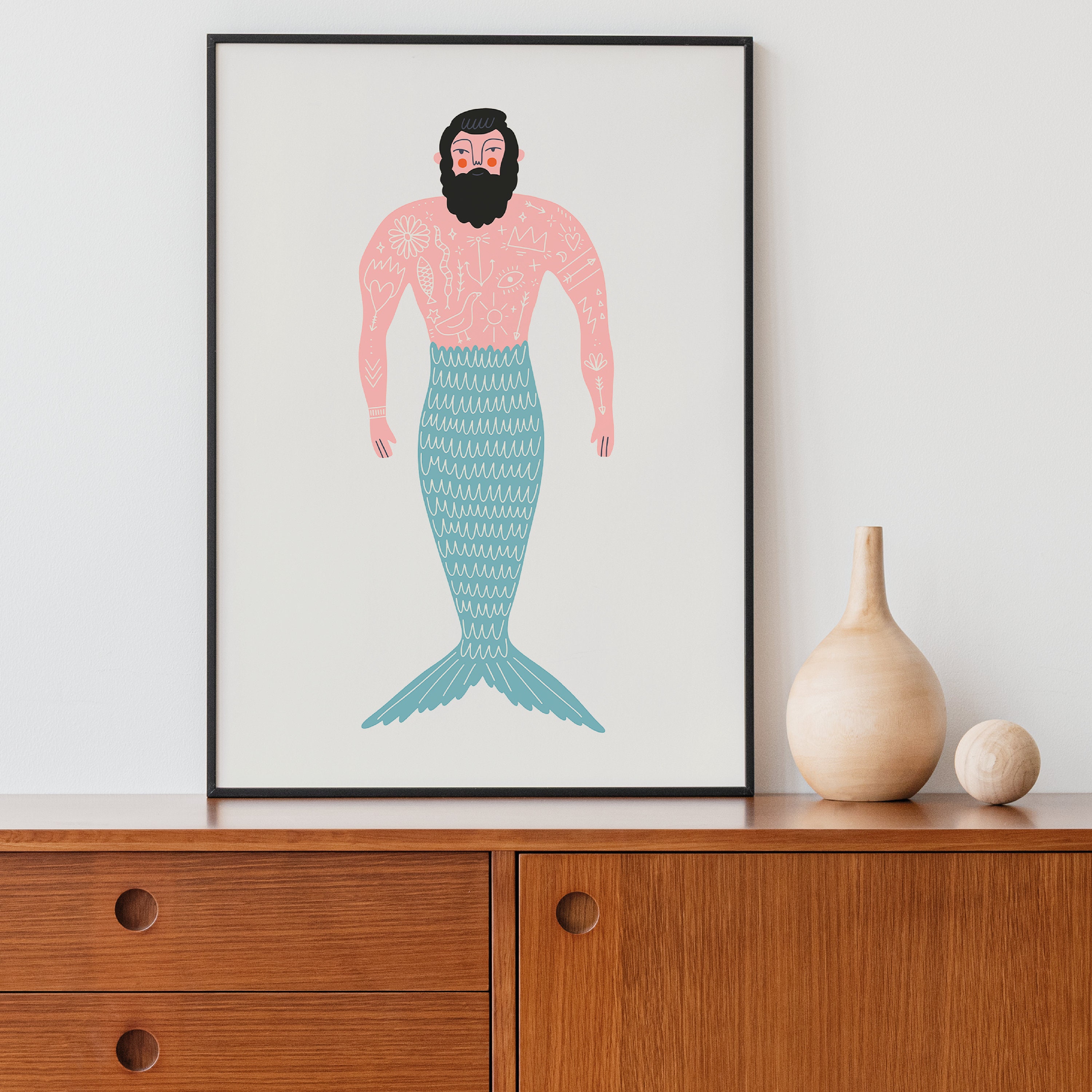 Retro Wall Decor, Digital Download Print, Wall Decor, Large Printable ...