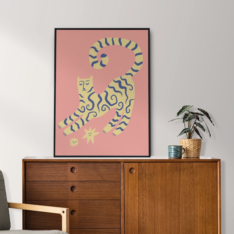 Retro Wall Decor, Digital Download Print, Wall Decor, Large Printable ...