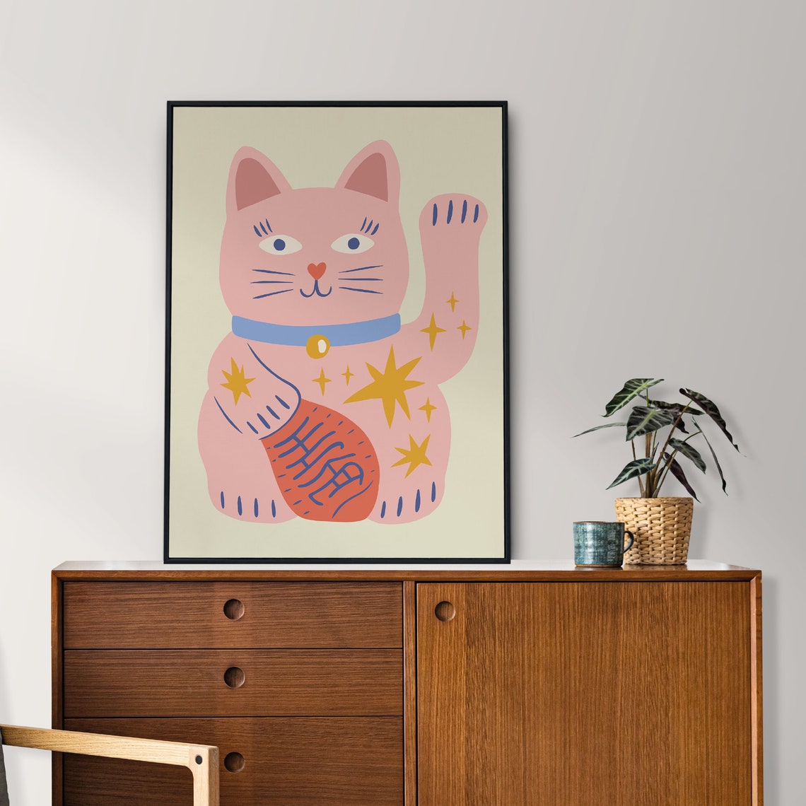 Retro Wall Decor Digital Download Print Wall Decor Large - Etsy