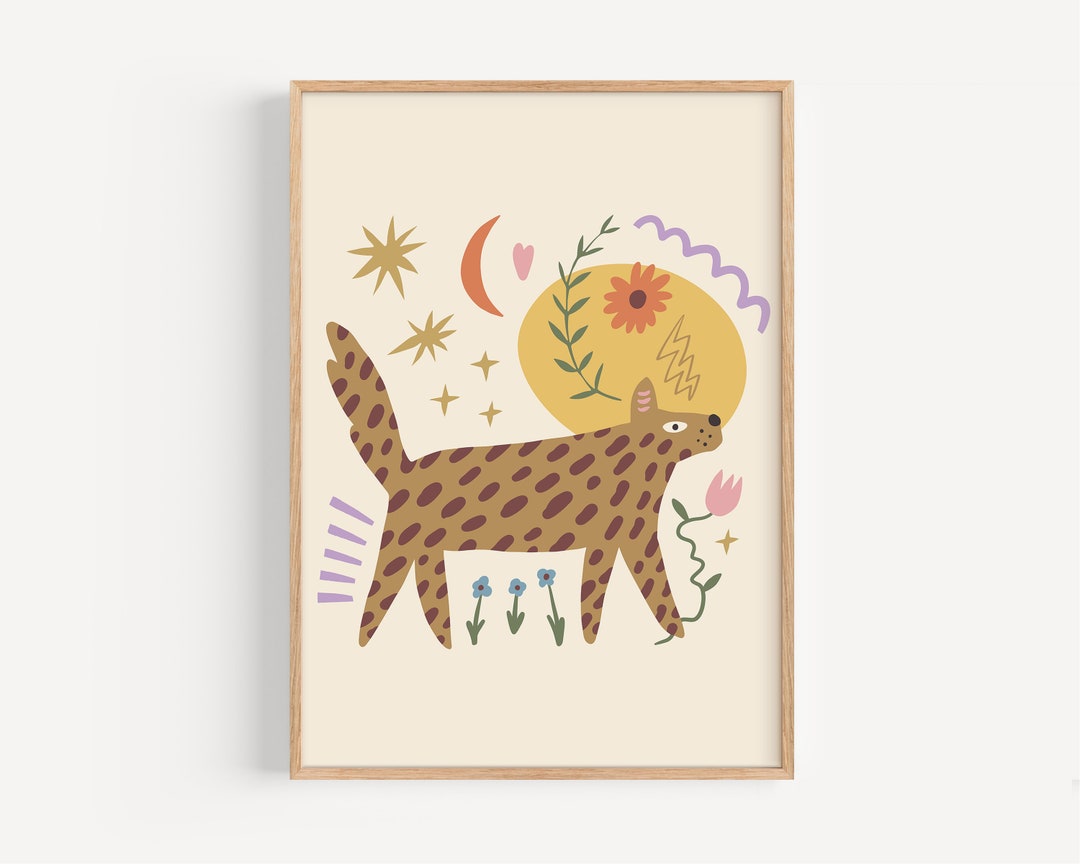 Retro Wall Decor, Digital Download Print, Wall Decor, Large Printable ...