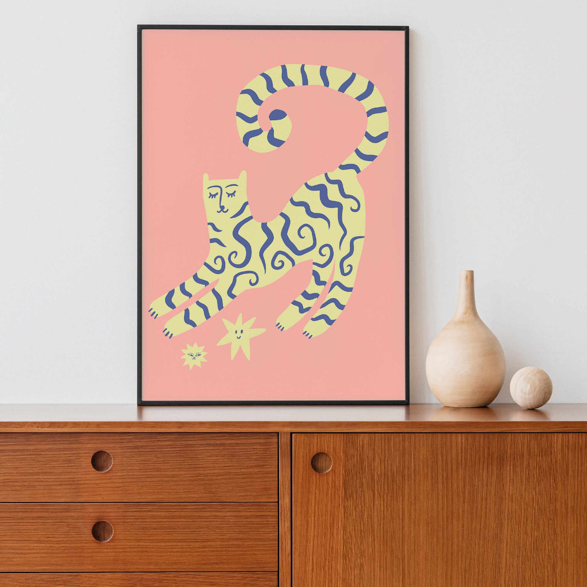 Retro Wall Decor, Digital Download Print, Wall Decor, Large Printable ...