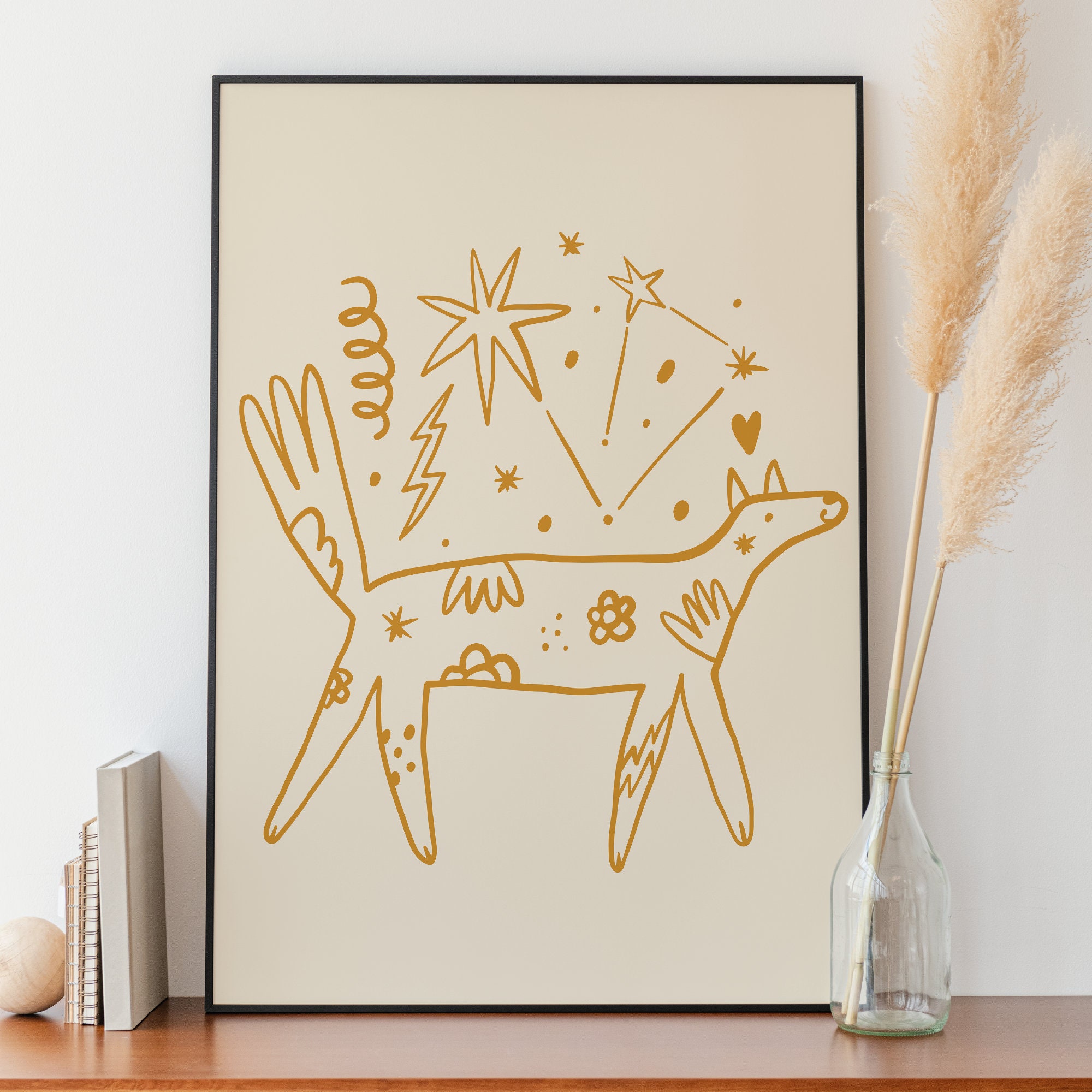 Retro Wall Decor, Digital Download Print, Wall Decor, Large Printable ...