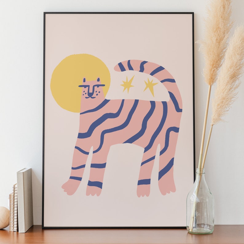 Retro Wall Decor, Digital Download Print, Wall Decor, Large Printable ...