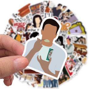 Friends TV Show Stickers | Set of 50 | Vinyl Stickers | Rachel Friends ...