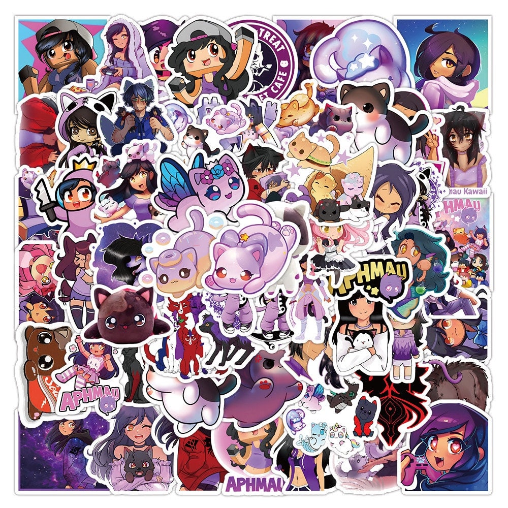 Aphmau Stickers Set of 50 Waterproof Vinyl Stickers - Etsy Canada