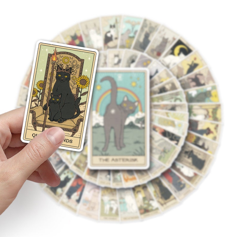 Tarot Card Stickers | Psychic Stickers | Set of 100 | SAME Day SHIPPING ...