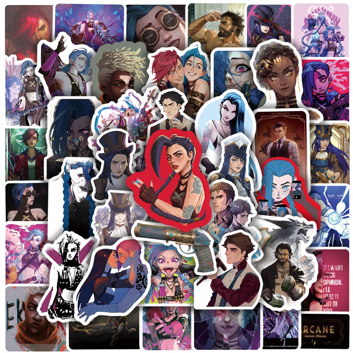 Arcane Stickers Set of 100 Waterproof Vinyl Stickers - Etsy