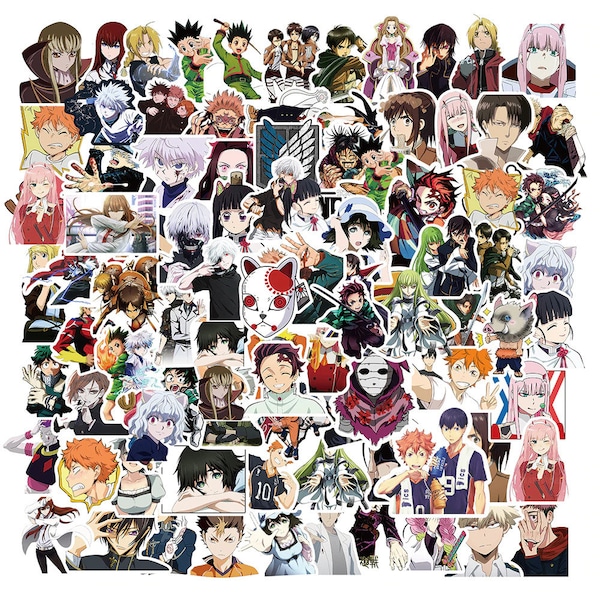 Anime Sticker Pack - Etsy