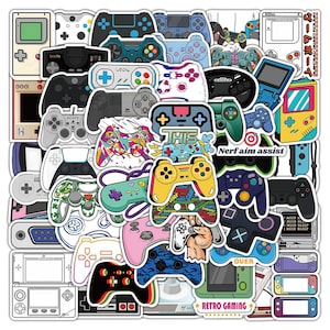 Retro Gaming Stickers | Gameboy Stickers | Set of 50 | SAME Day ...