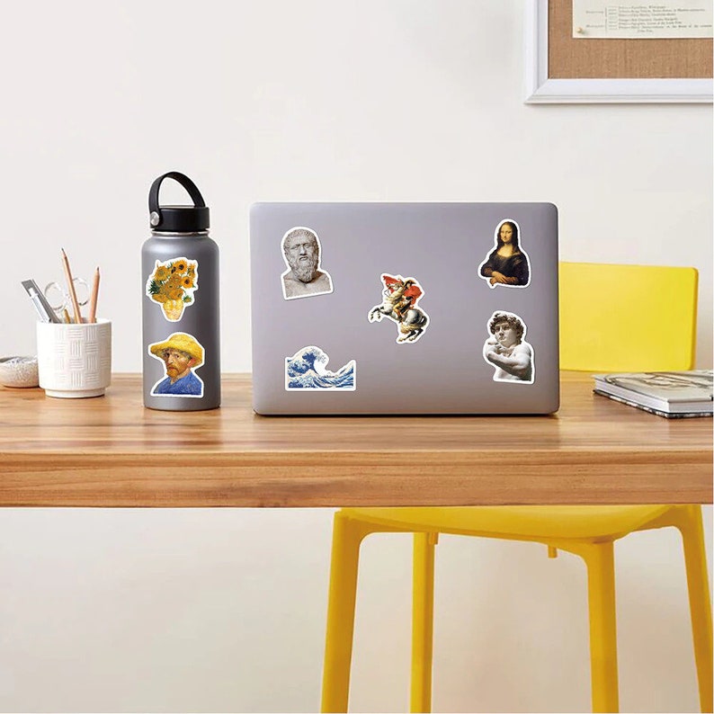Art Stickers| Painting | Vincent Van Gogh Stickers | Set of 50 | SAME ...