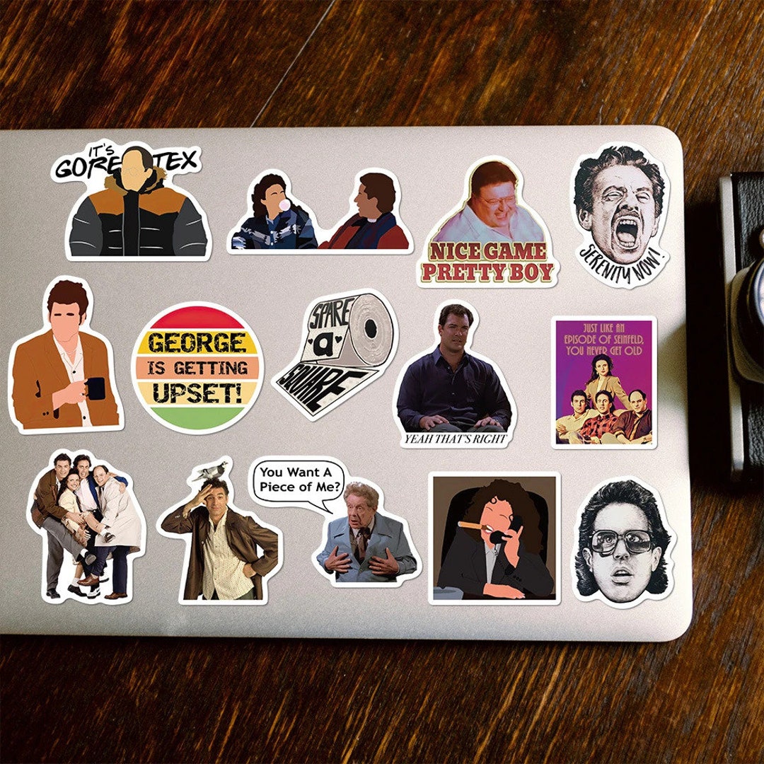 Seinfeld TV Show Stickers | Set of 50 | Vinyl Stickers | Jerry Seinfeld ...