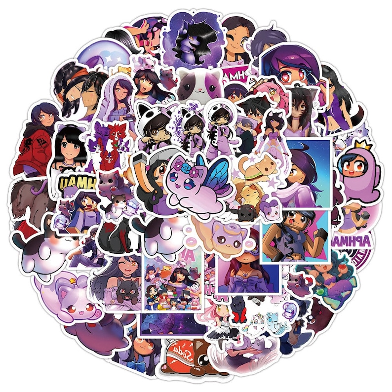 Aphmau Stickers Set of 50 Waterproof Vinyl Stickers - Etsy