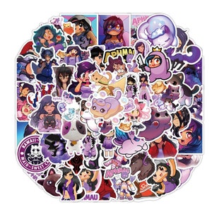Aphmau Stickers | Set of 50 | Waterproof Vinyl Stickers | Anime Sticker ...