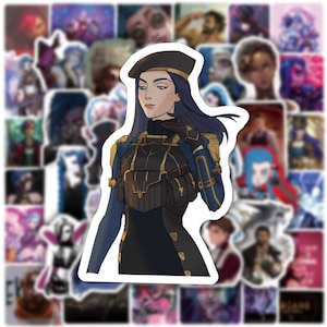 Arcane Stickers | Set of 100 | Waterproof Vinyl Stickers | Anime ...