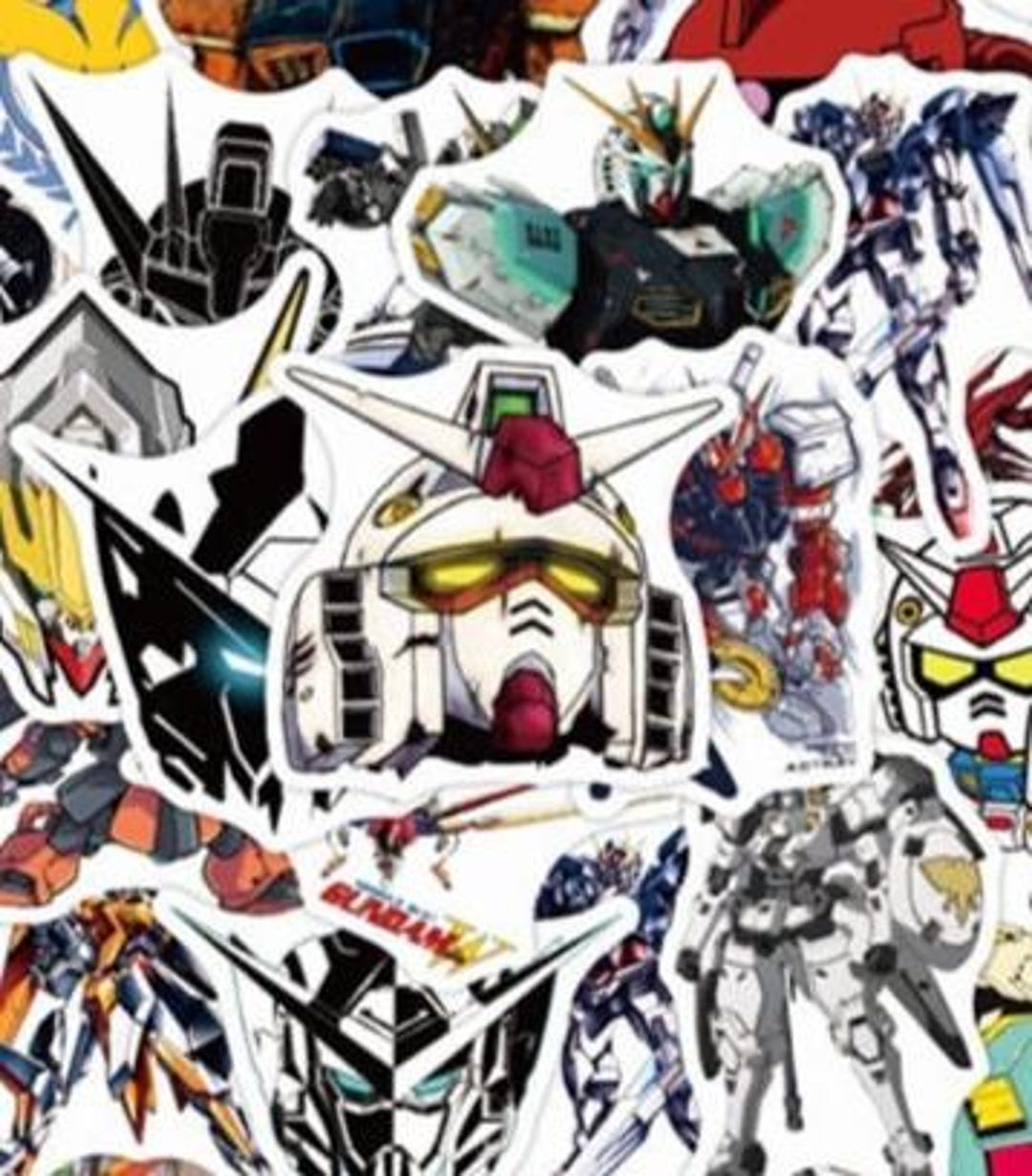 Mobile Suit Stickers | Set of 50 | Waterproof Vinyl Stickers | Anime ...