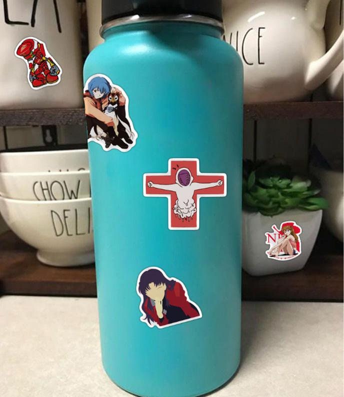 Neon Genesis Evangelion Stickers Set of 100 Waterproof - Etsy