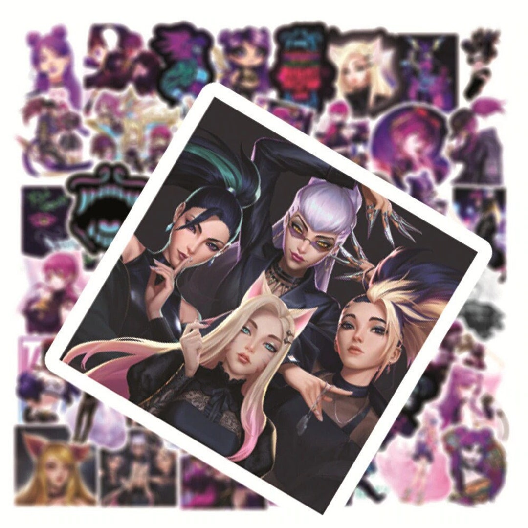 K/DA Stickers | Set of 100 | Waterproof Vinyl Stickers | KDA Stickers ...