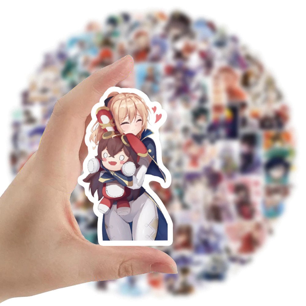 Genshin Impact Stickers | Set of 100 | Waterproof Vinyl Stickers ...