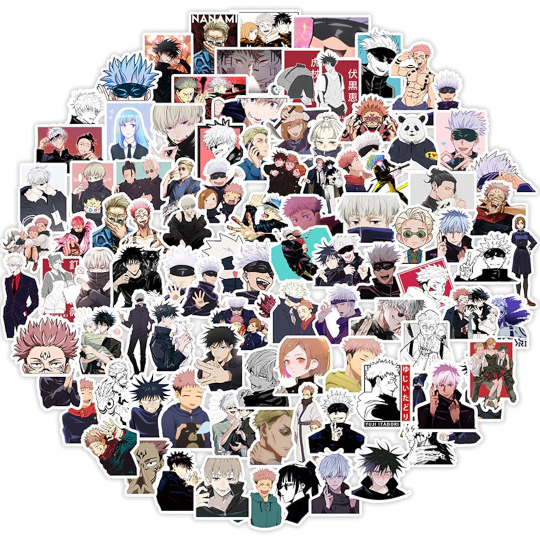 Anime Stickers | Set of 100 | Waterproof Vinyl Stickers | Anime ...