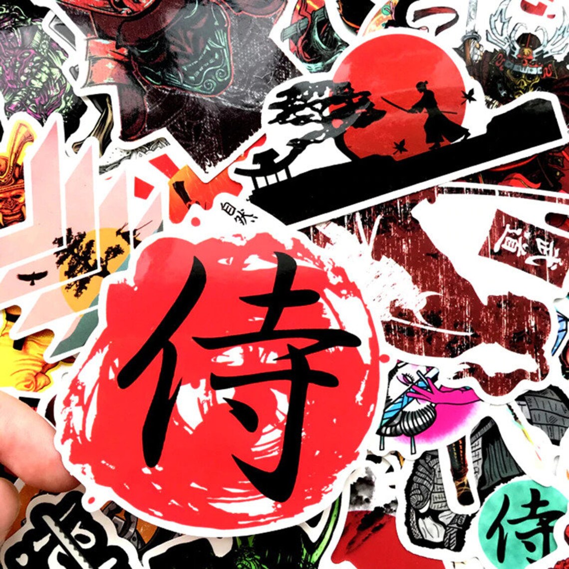Japanese Samurai Stickers | Set of 50 Stickers | Geisha Stickers | SAME ...