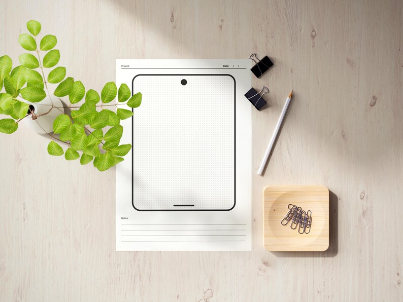 36 A4 Printable UX Wireframes for Desktop, Tablet, Mobile & Smartwatch ...