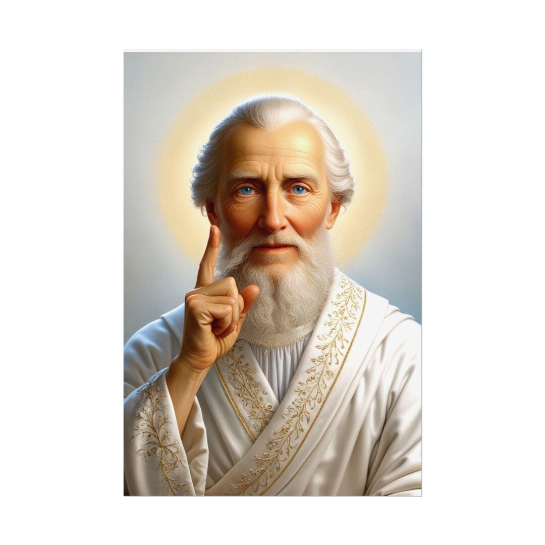 Religious Rolled Posters, Prophet Old Man Christian Wall Decor ...