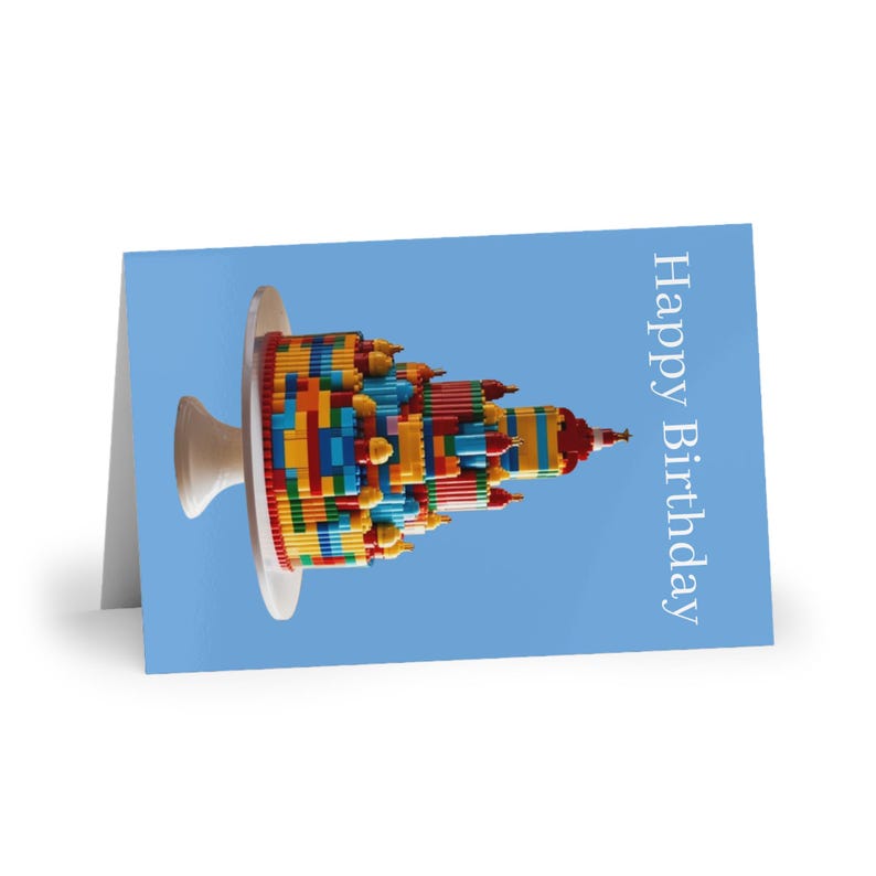Happy Birthday Card for Special Needs Lego Fans Autistic Individuals ...