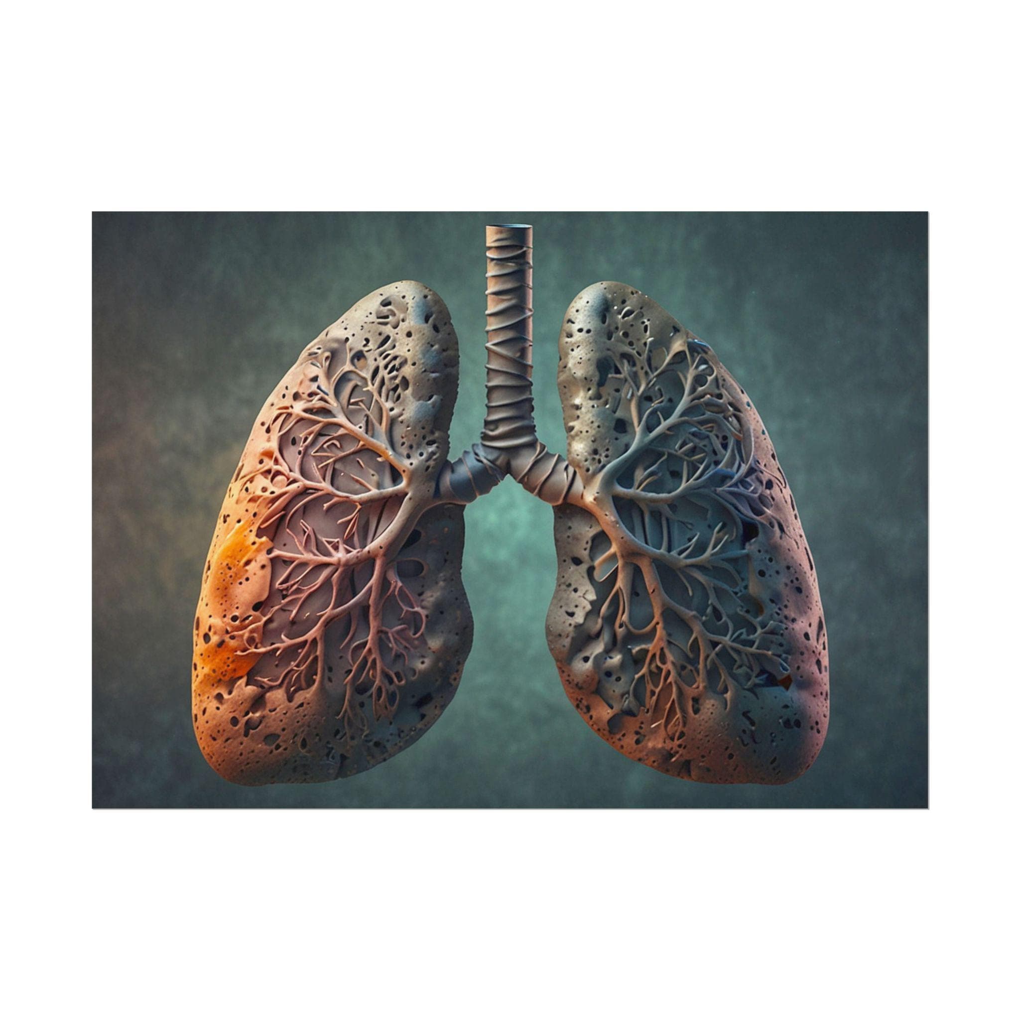 Anatomy Lung Rolled Poster Medical Colleges, Students, Doctors, Clinics ...
