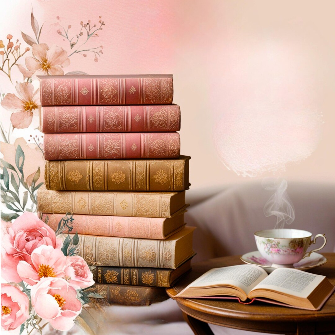 HIGH Resolution Books Clipart / Vector Can Be Used for Book Club Svg ...