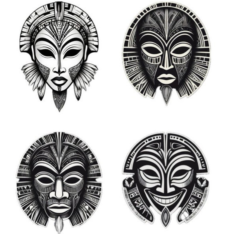 African Stl Mask Files - Etsy UK