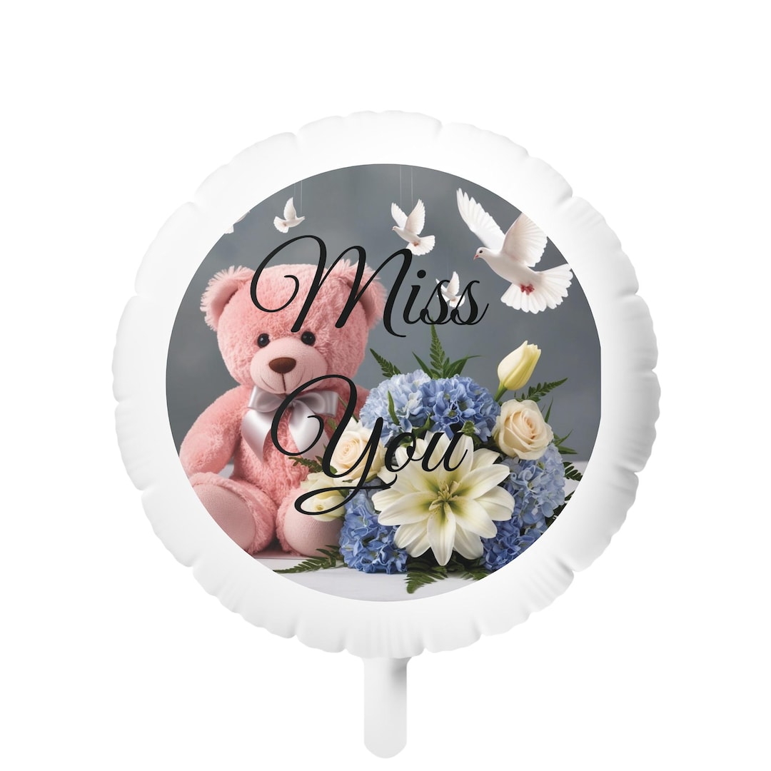 Mylar Balloon, Memorial Balloon, Remembrance Gift, Bereavement Keepsake ...