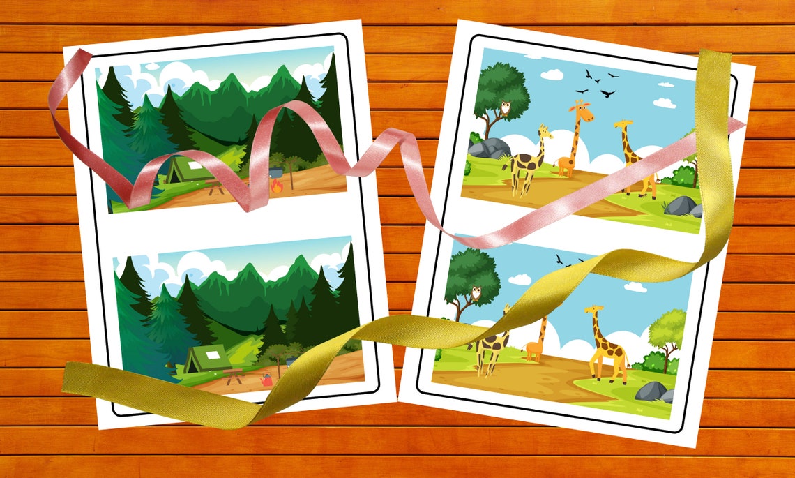 Spot the Difference Travel Activity Holiday Activities Kids Activity ...