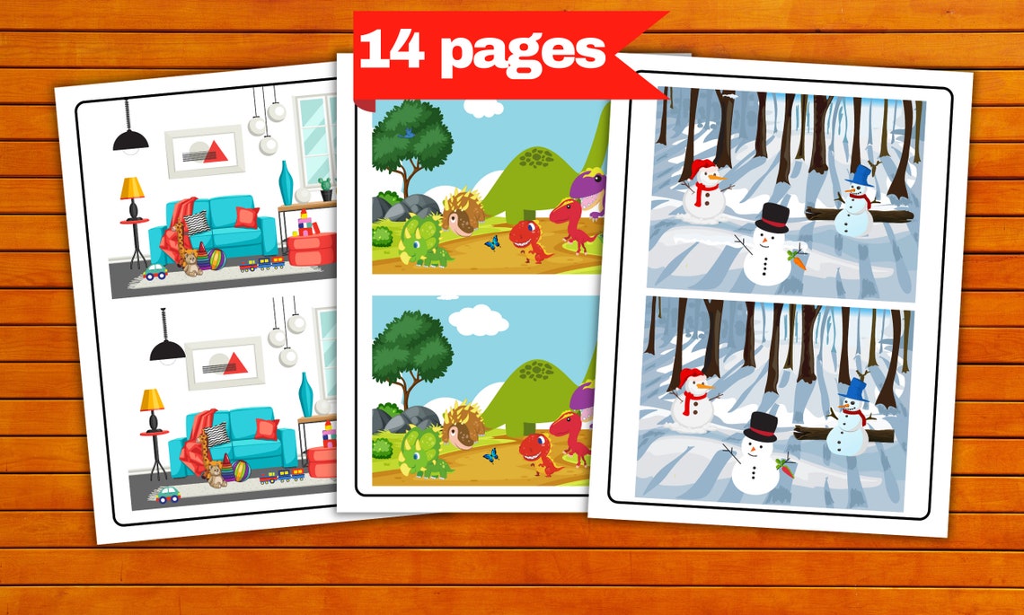 Spot the Difference Travel Activity Holiday Activities Kids Activity ...