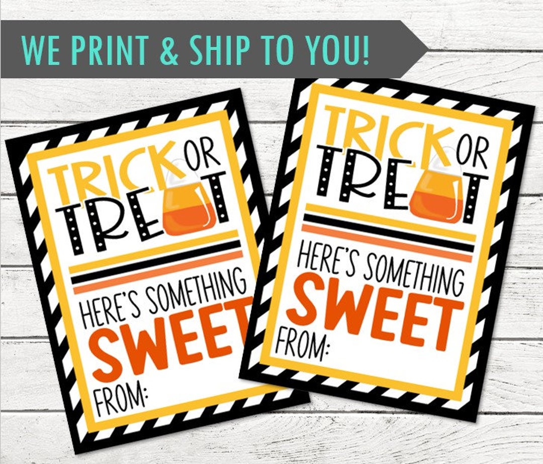 Cute Halloween Candy Corn Gift Tag Happy Halloween Great - Etsy