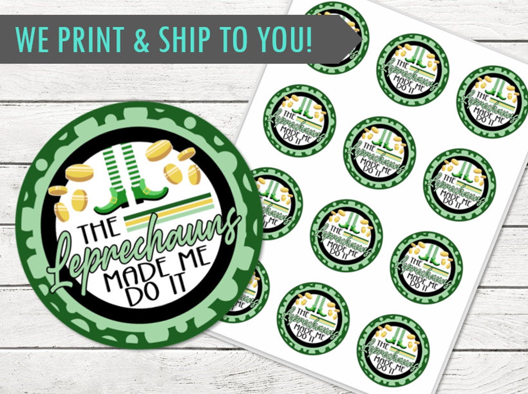 St. Patrick's Day Leprechaun Sticker Sheet - Happy St Paddy's Day ...